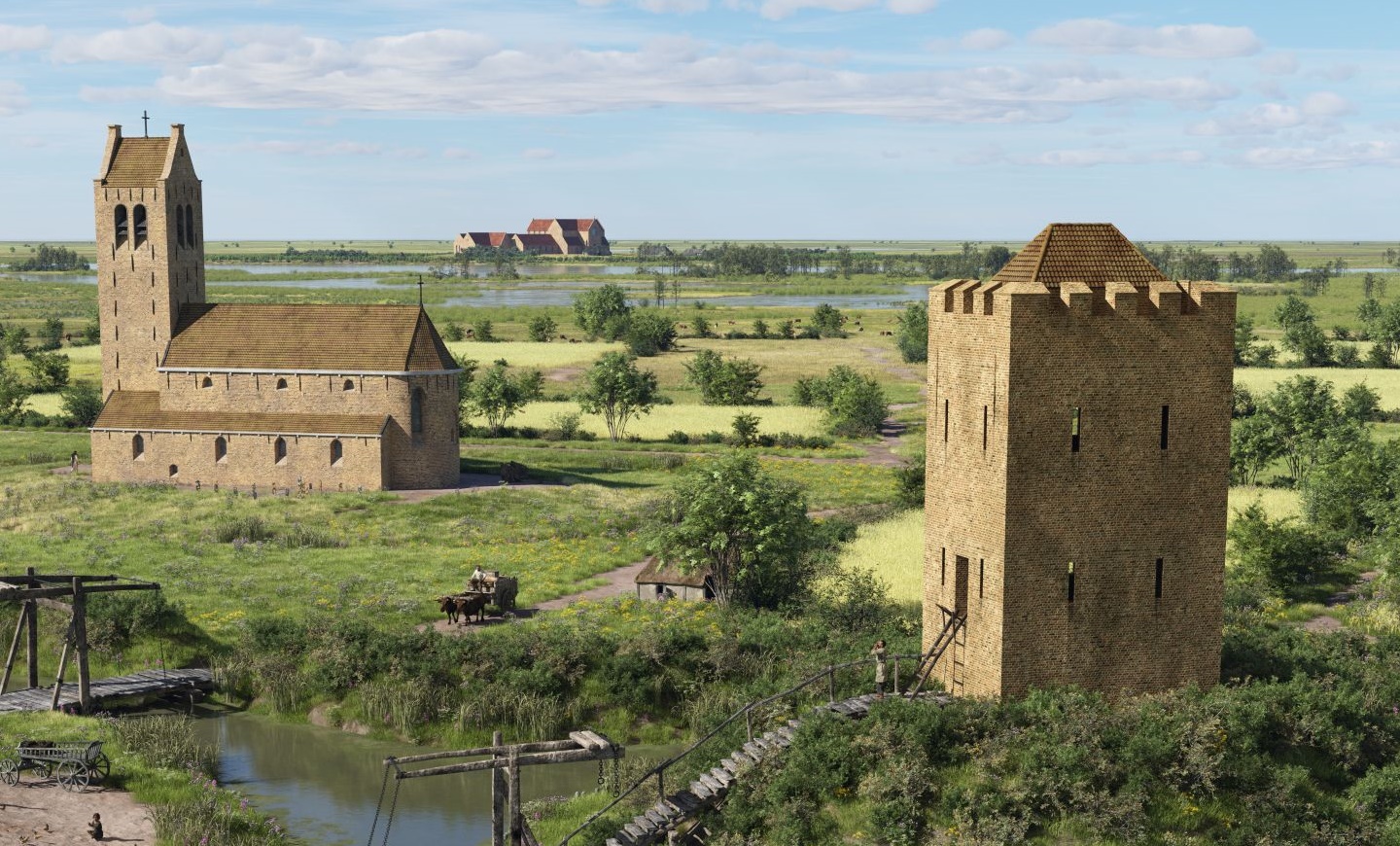 Het Fries Museum - het museum van Friesland, in Leeuwarden